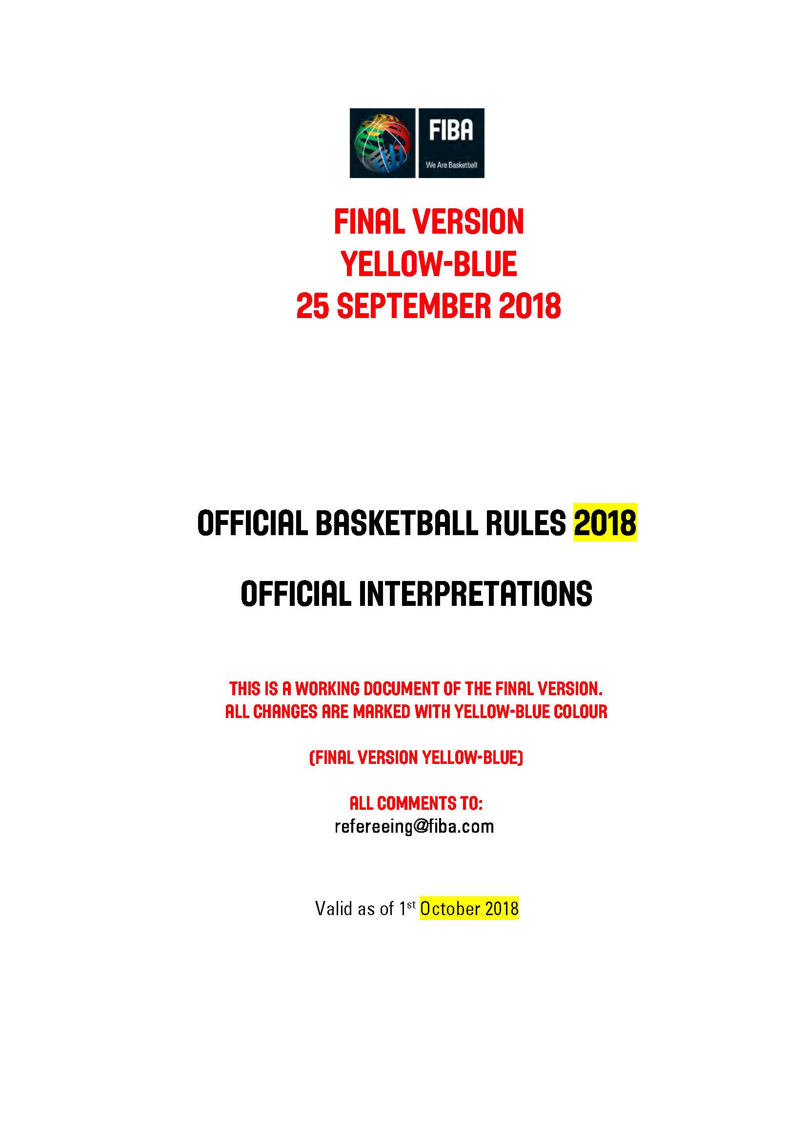 2018 09 25 FIBA Official Interpretations – AdABL